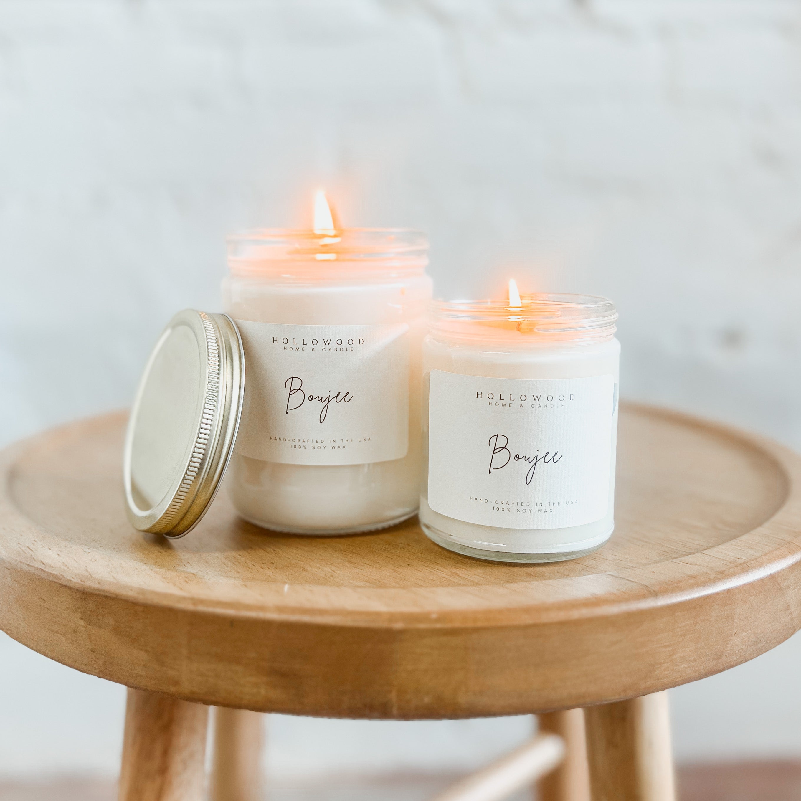 BOUJEE | GLASS JAR – HOLLOWOOD CANDLES